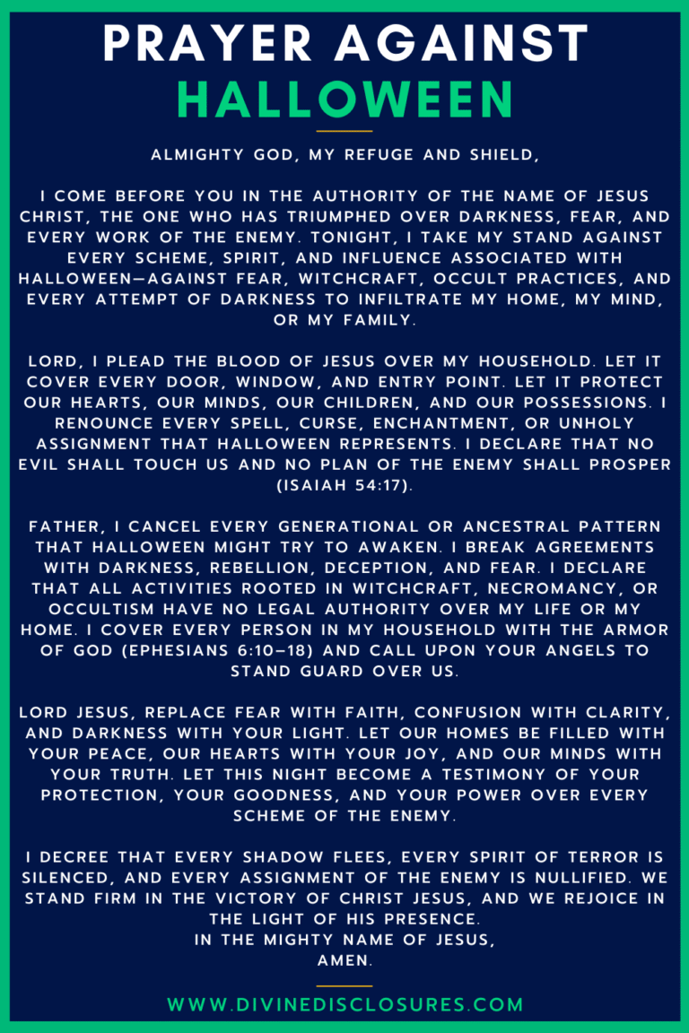 22 Powerful Halloween Prayers For 2026