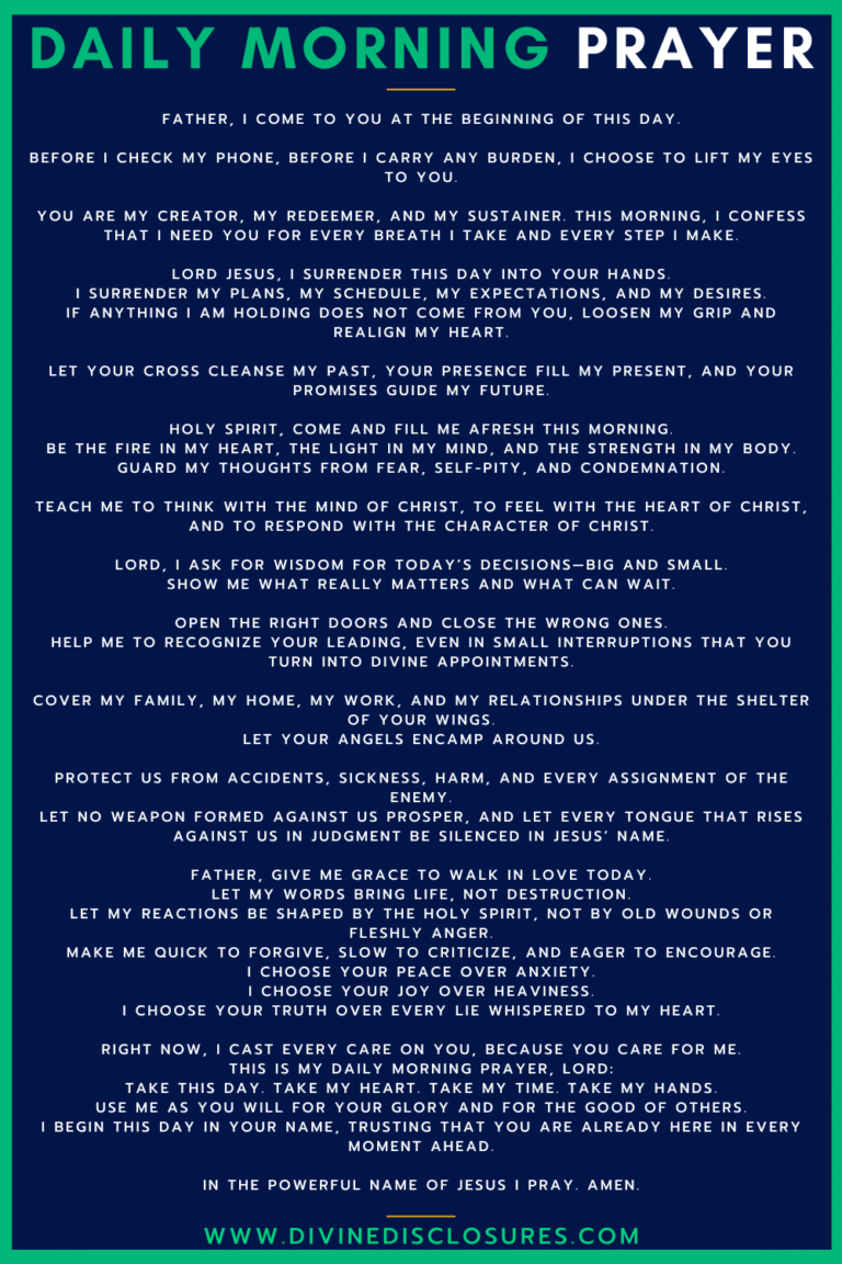 55 Powerful Good Morning Prayers To Start Your Day With God
