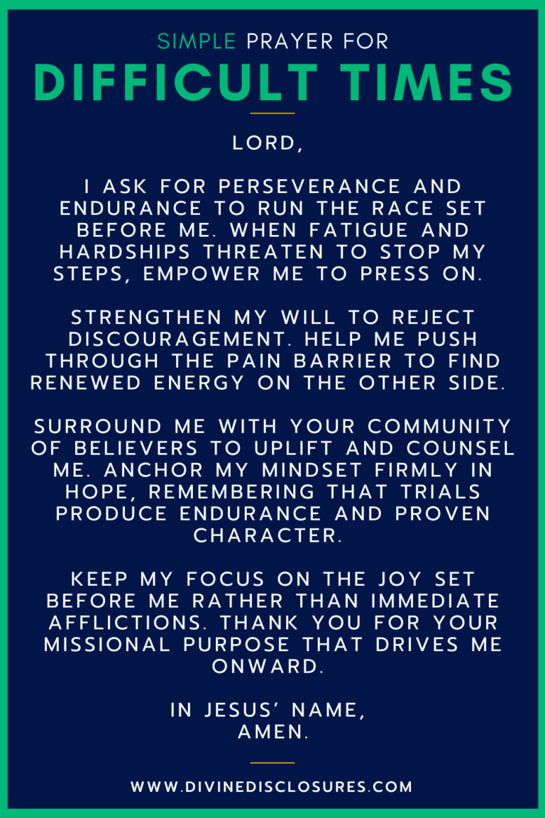 31 Powerful Prayers For Difficult Times In 2025