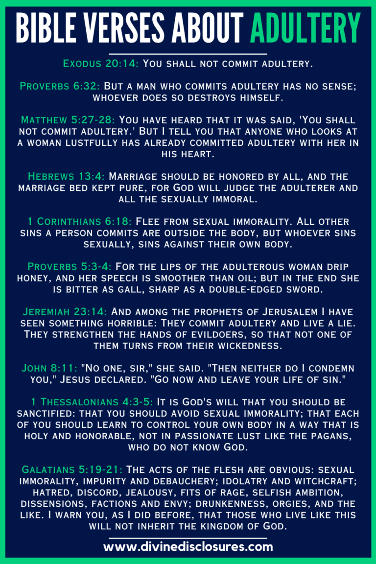 67+ Powerful Bible Verses About Adultery For 2025