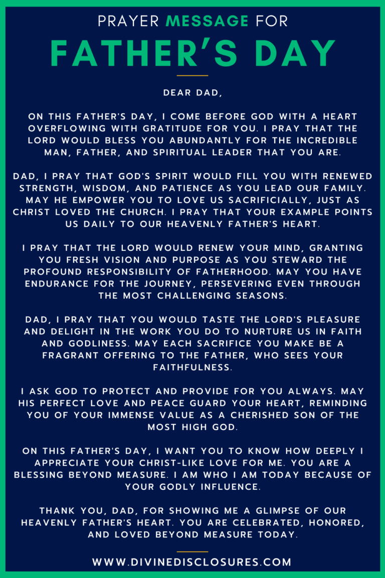 60+ Happy Father's Day Prayers To Touch Dad's Heart In 2026