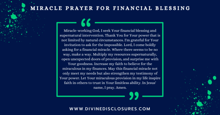A Powerful Prayer For Financial Blessing In 2026