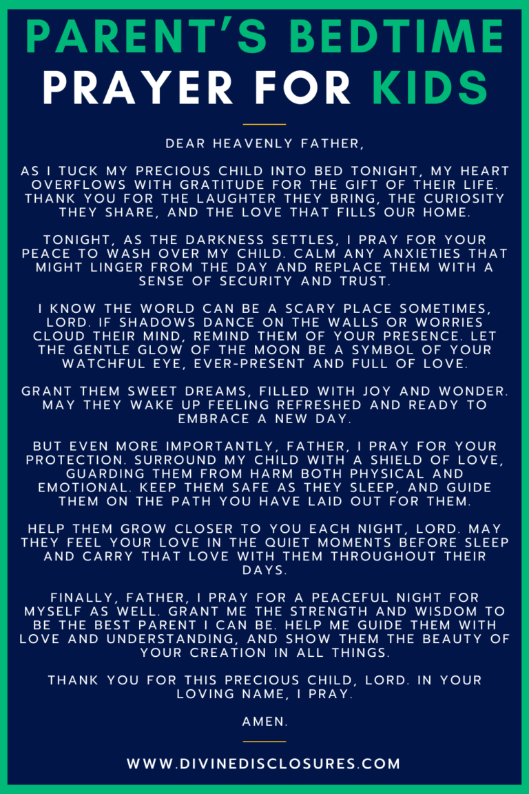 Powerful Bedtime Prayer For Kids To Say Each Night In 2026