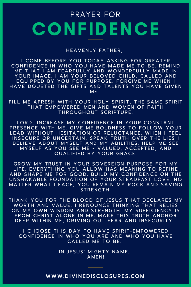 60+ Powerful Prayers For Confidence And Strength In 2026
