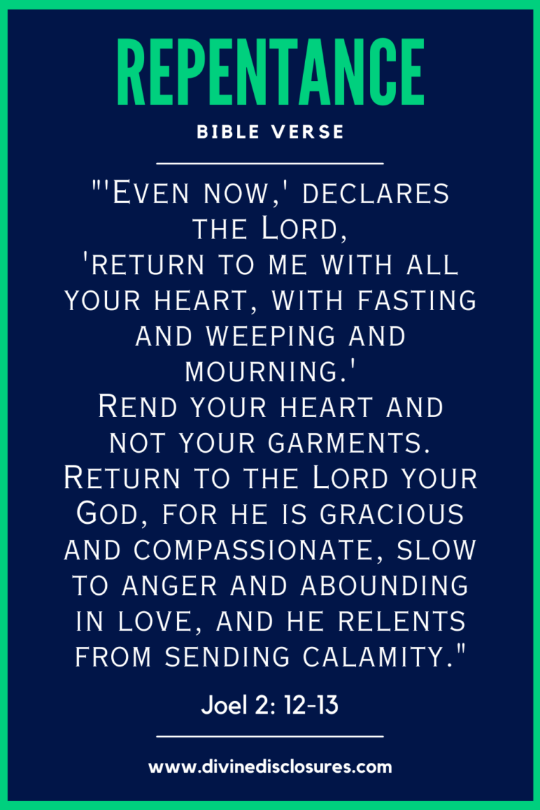 70+ Powerful Bible Verses About Repentance For 2025