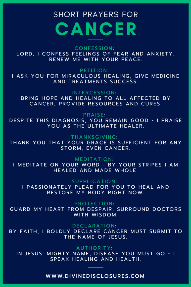 51 Powerful Prayers For Cancer Healing, Patients & Journey