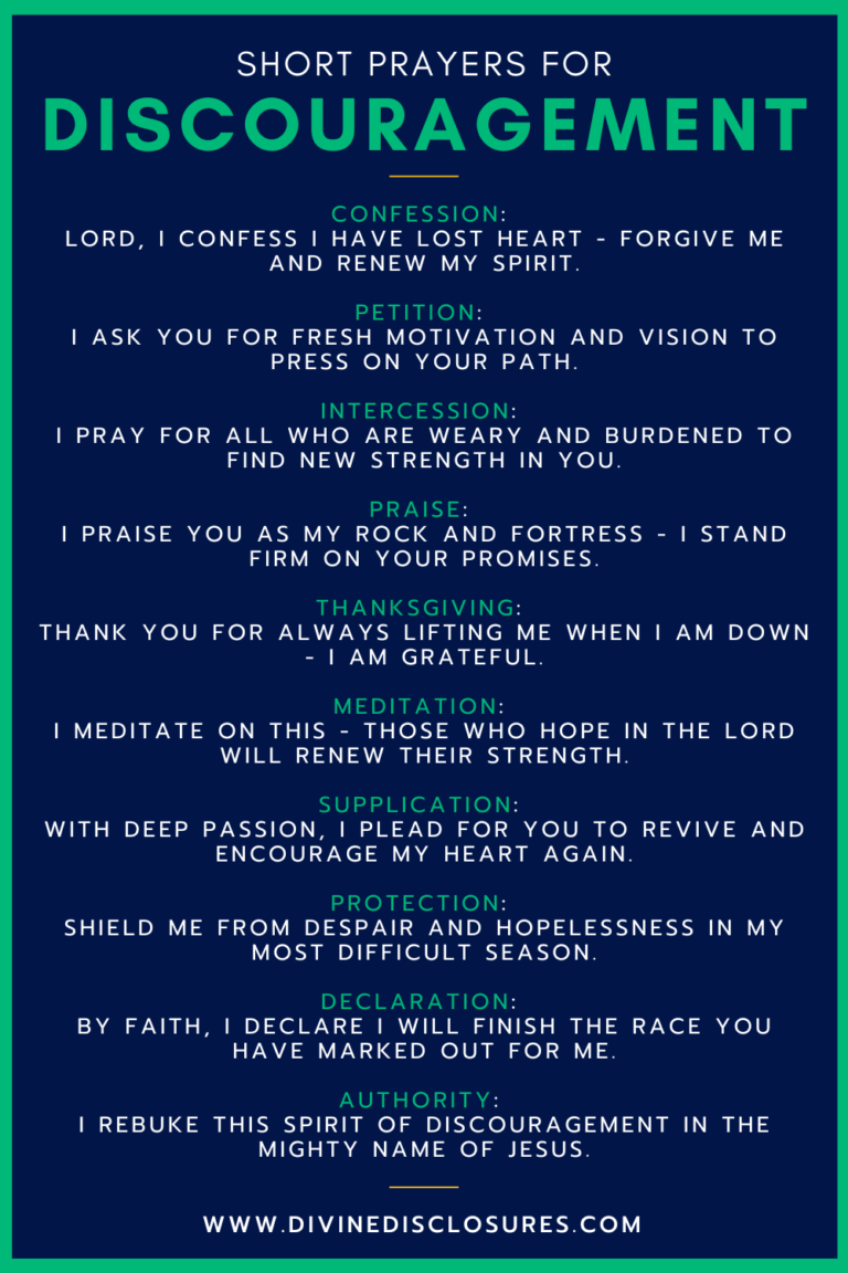 21 Powerful Prayers For Discouragement In 2025
