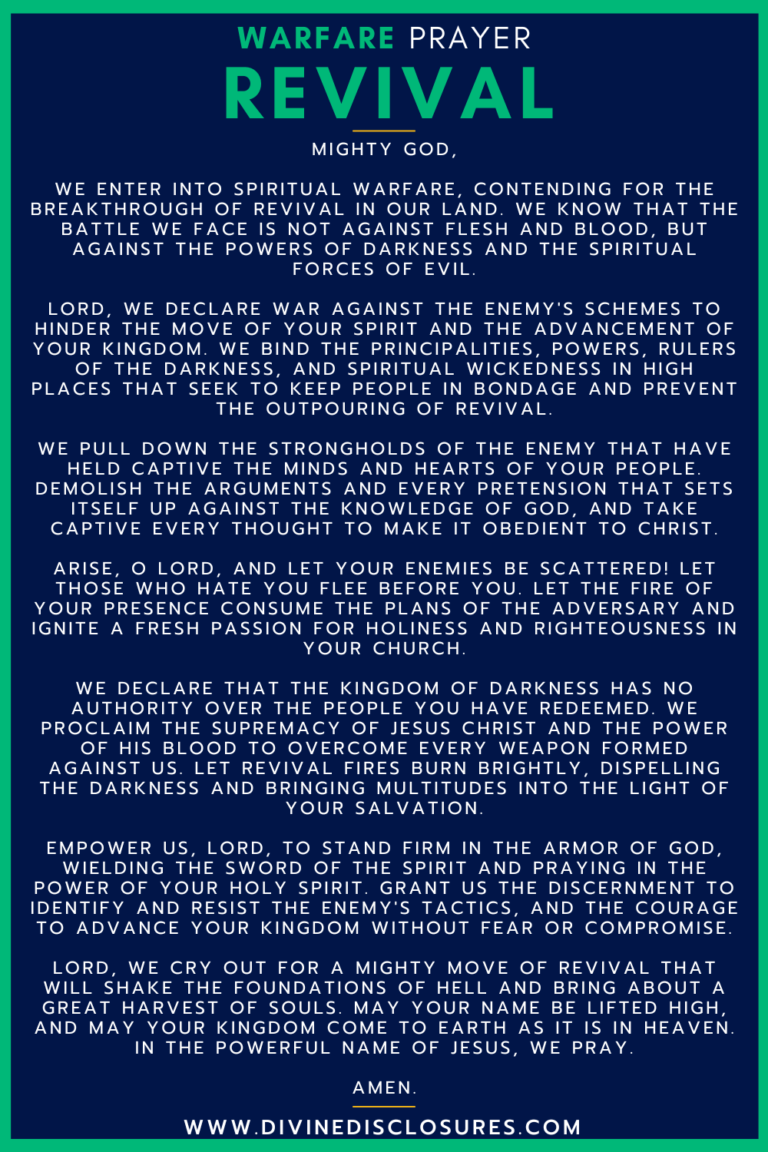 A Powerful Prayer For Revival: Experience God's Move In 2025